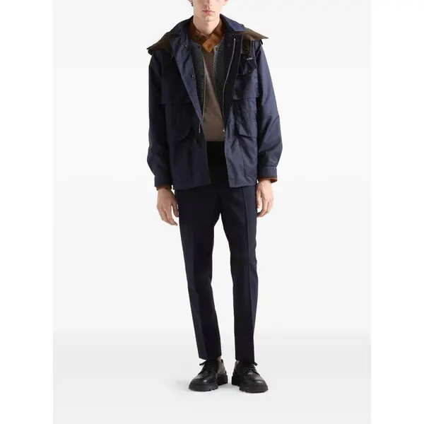 Prada Hooded Jacket - Blue