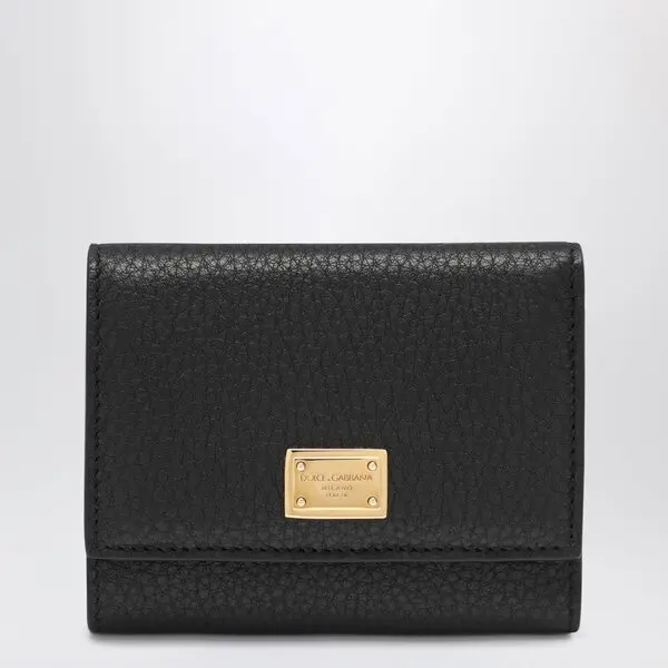 Dolce & Gabbana Dauphine Calf Leather Wallet - Black