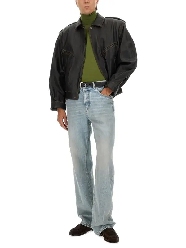 Saint Laurent Cashmere, Wool And Silk Turtleneck