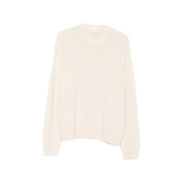 A.p.c. Wool Intarsia-knit Logo Jumper - Cream