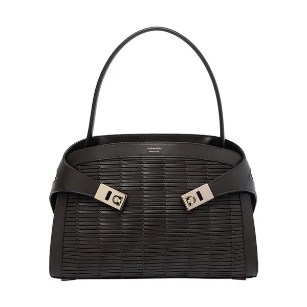 FERRAGAMO Small Hug Handbag - Brown