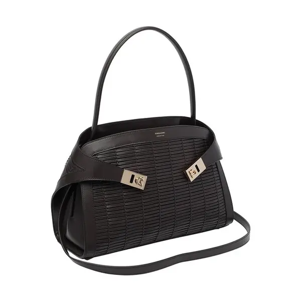 FERRAGAMO Small Hug Handbag - Brown