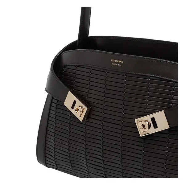 FERRAGAMO Small Hug Handbag - Brown
