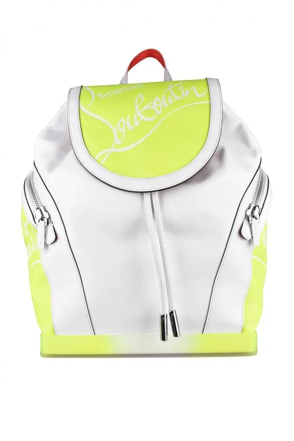 CHRISTIAN LOUBOUTIN Explorafunk Backpack - White