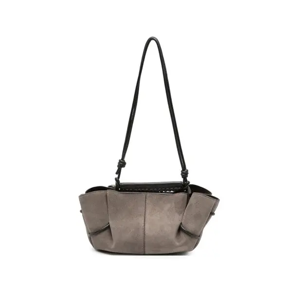 Hereu Calf Suede Tote Bag - Gray
