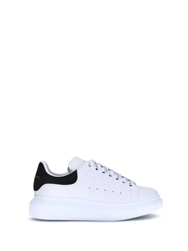 Alexander McQueen Leather Sneakers - White