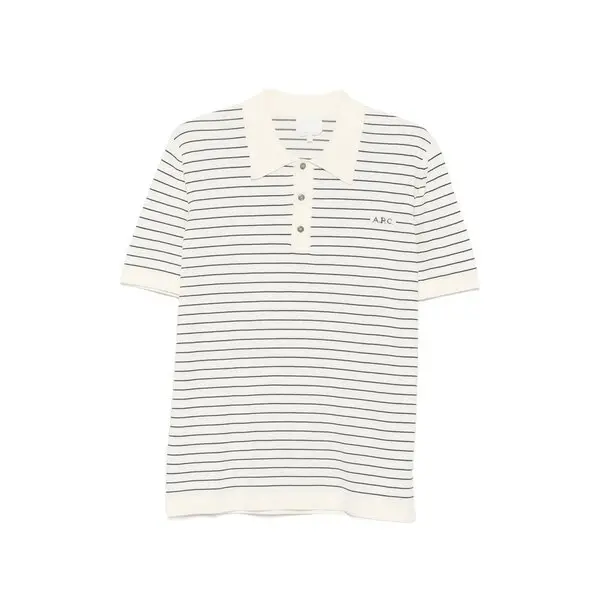 A.p.c. Neutrals Polo Shirts