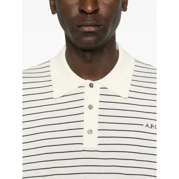 A.p.c. Neutrals Polo Shirts