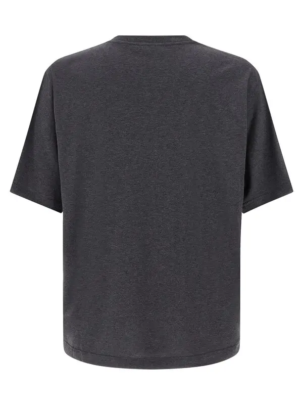 Dolce & Gabbana Flocked Print T-shirt - Gray