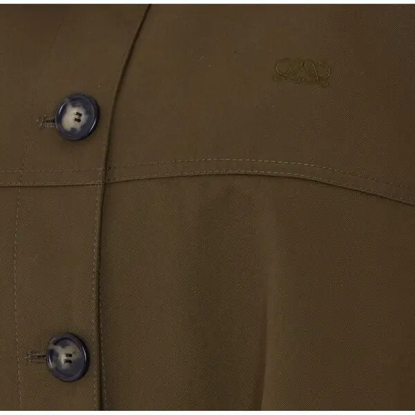Loewe Silk And Cotton Jacket - Green