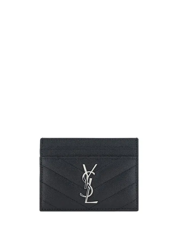 Saint Laurent Leather Cardholder