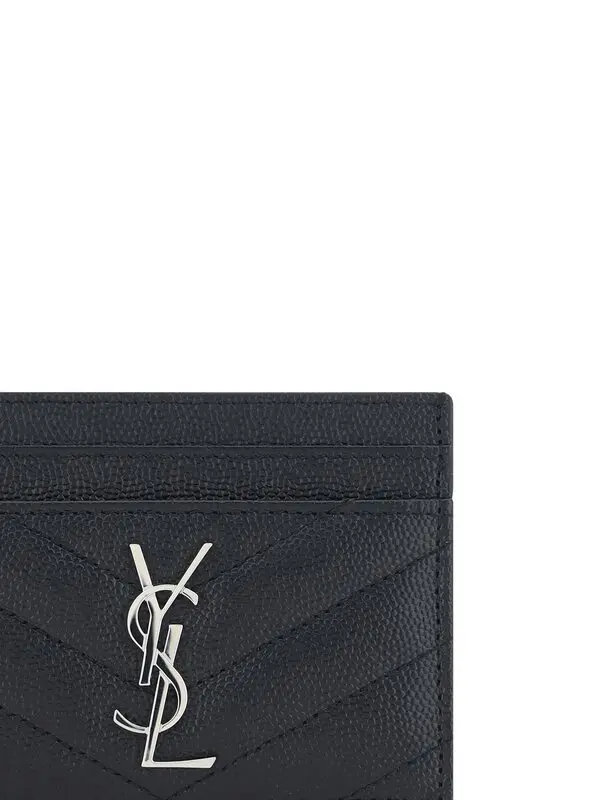 Saint Laurent Leather Cardholder