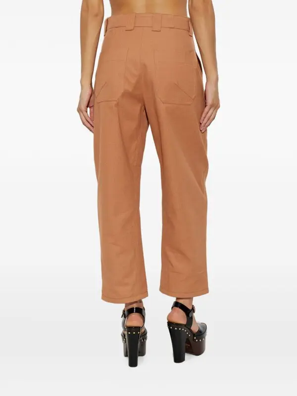 Chloé Cotton Barrel Trousers