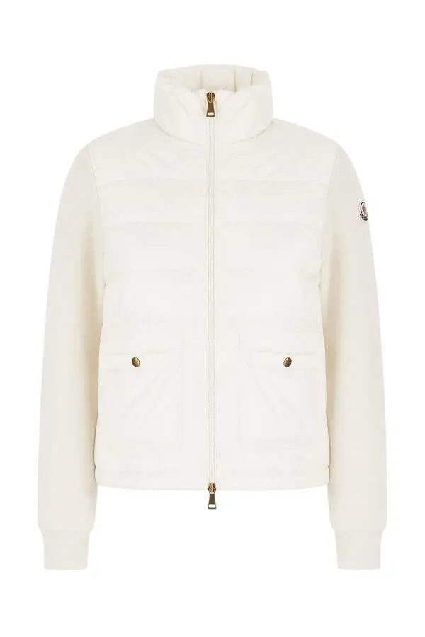 Moncler Zip Up Stand Collar Sweatshirt - Multicolor