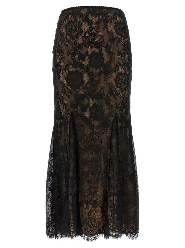 SELF-PORTRAIT Lace Midi' Skirt