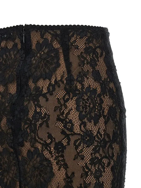 SELF-PORTRAIT Lace Midi' Skirt