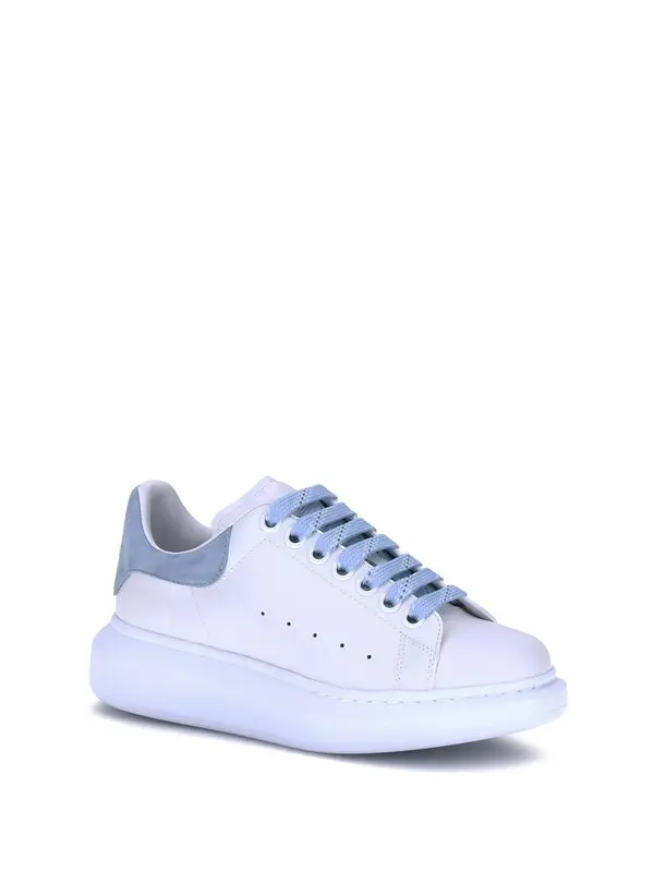 Alexander McQueen Leather Sneakers - Blue