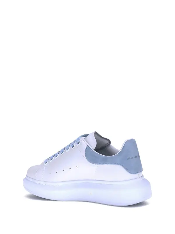 Alexander McQueen Leather Sneakers - Blue