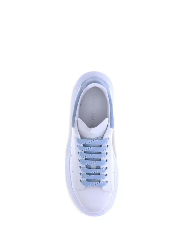 Alexander McQueen Leather Sneakers - Blue
