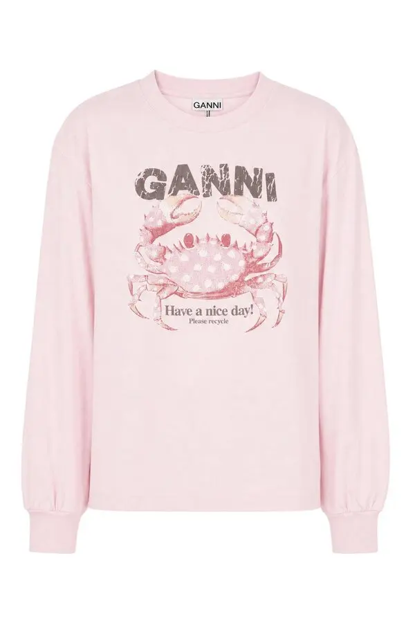GANNI Graphic Sweatshirt - Multicolor