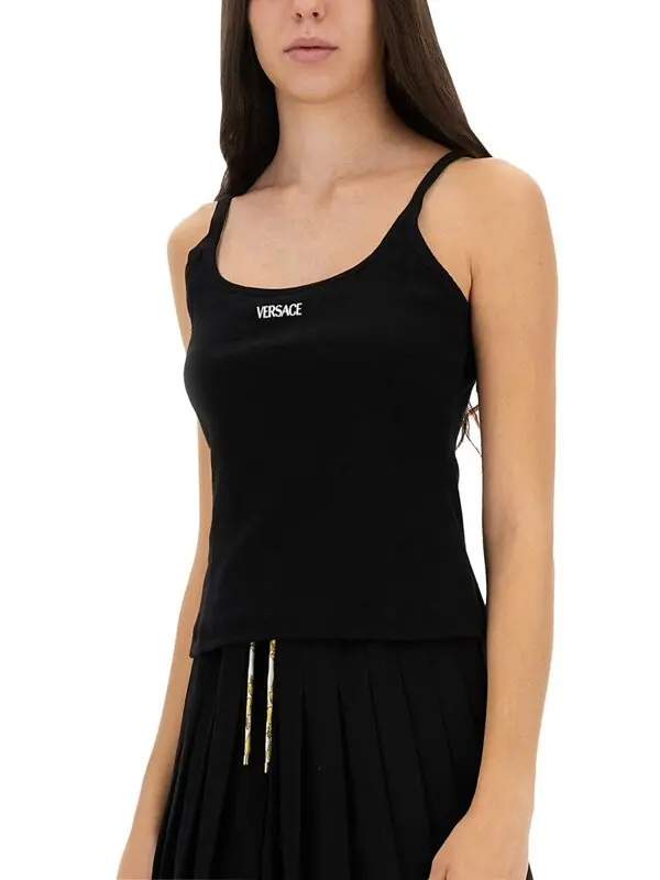 Versace Tops With Logo