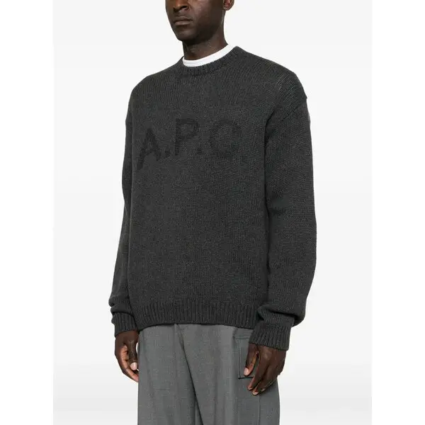 A.p.c. Grey Sweaters & Knitwear Jumpers