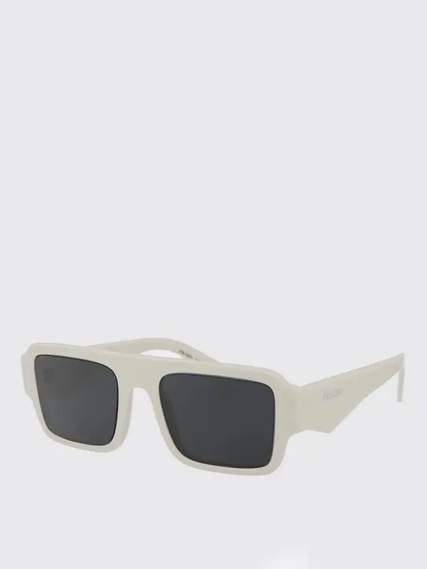 Prada Acetate Sunglasses - White