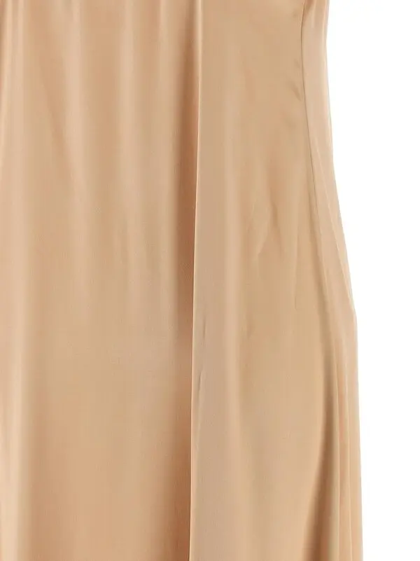FERRAGAMO Viscose Maxi Slip Dress - Cream