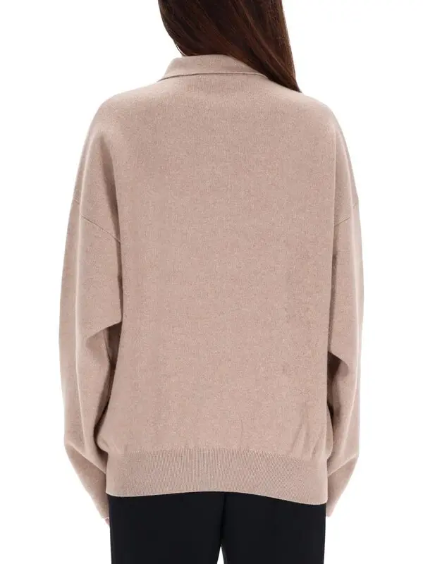 Jacquemus Vareuse Balloon Sweater - Cream