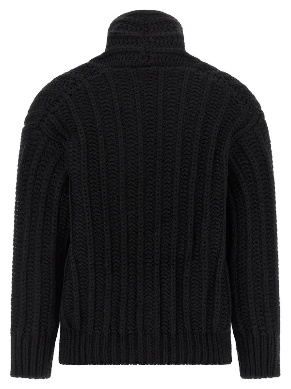 Dolce & Gabbana Coarse Wool Cardigan