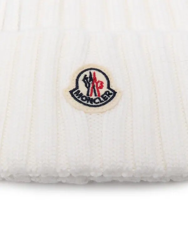 Moncler Logo Wool Beanie - Multicolor