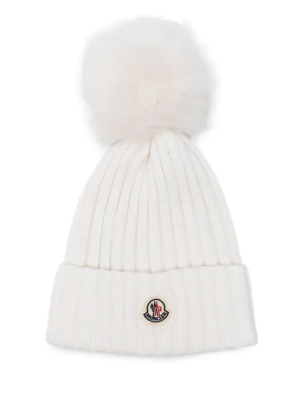 Moncler Logo Wool Beanie - Multicolor