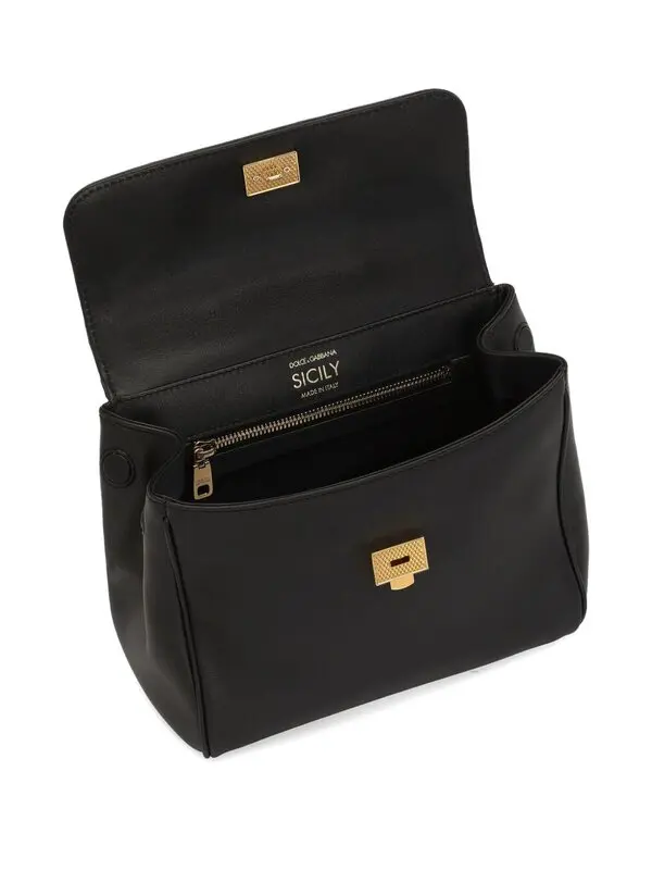 Dolce & Gabbana My Sicily Small Leather Handbag - Multicolor