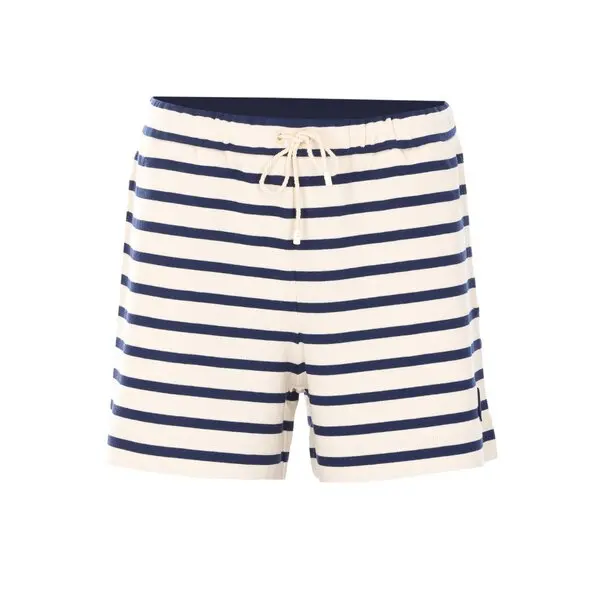 Moncler Logo Striped Shorts - Blue