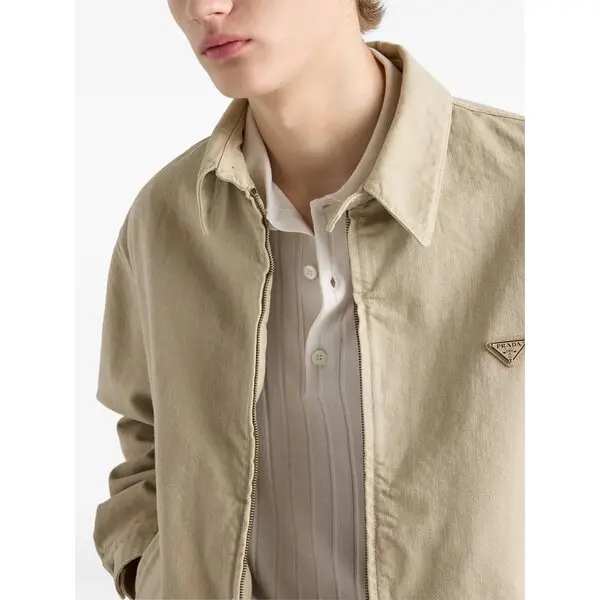 Prada Denim Shirt Jacket - Cream