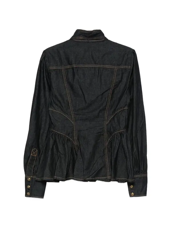 Zimmermann Denim Cotton Shirt - Multicolor