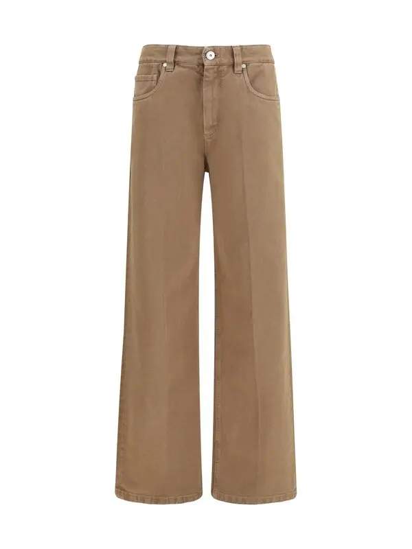 Brunello Cucinelli Straight Jeans - Brown