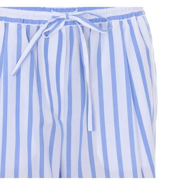 Dolce & Gabbana Striped Poplin Shorts - Blue