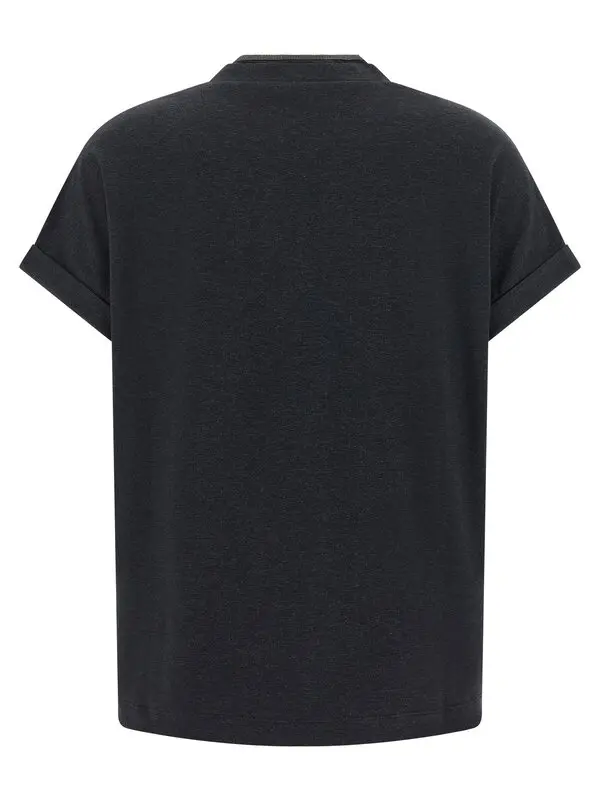 Brunello Cucinelli Shiny Trims' T-shirt