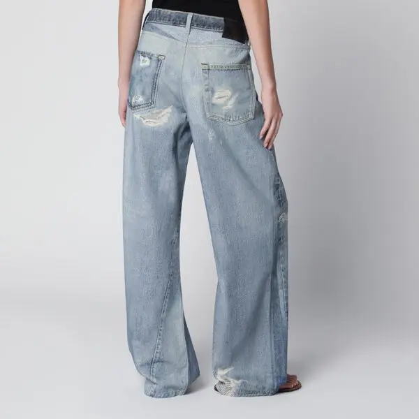 Our Legacy Full Cut Digital Denim Print Jeans