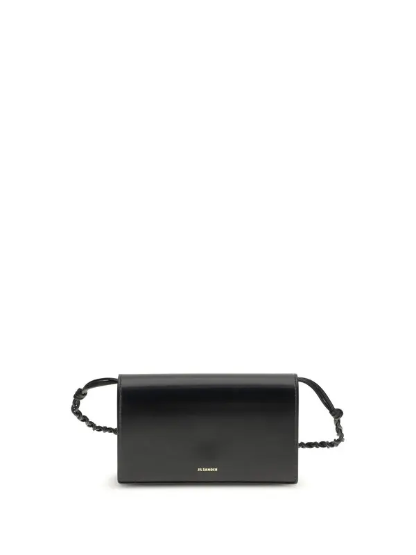 JIL SANDER Tangle Wallet With Shoulder Strap