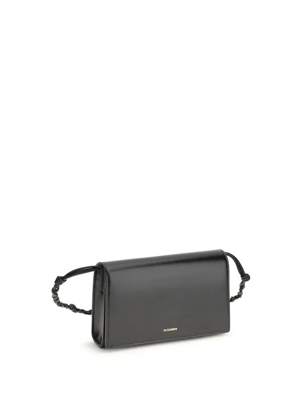 JIL SANDER Tangle Wallet With Shoulder Strap
