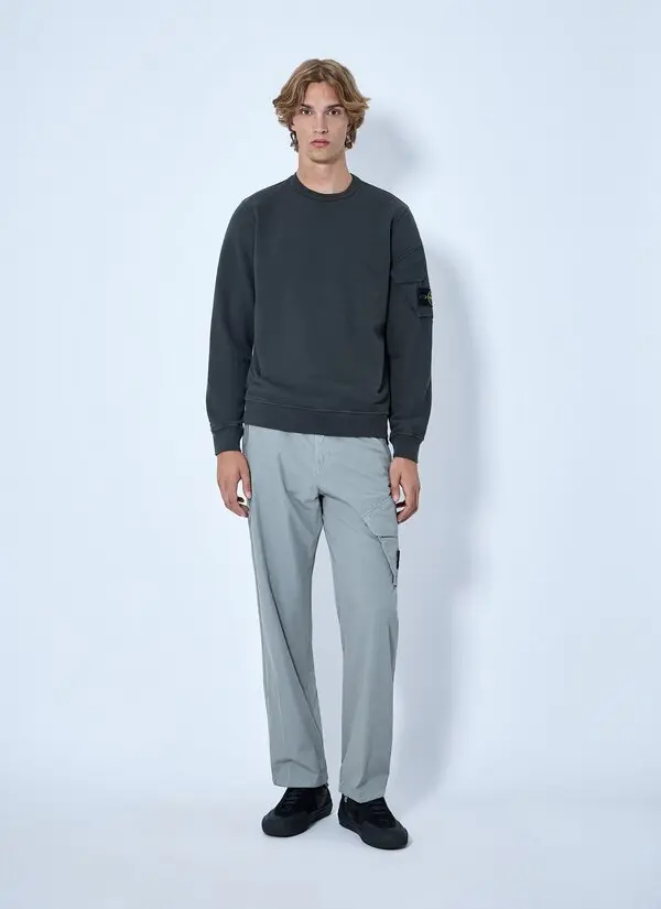 Stone Island Cargo Trousers With Elasticated Waistband