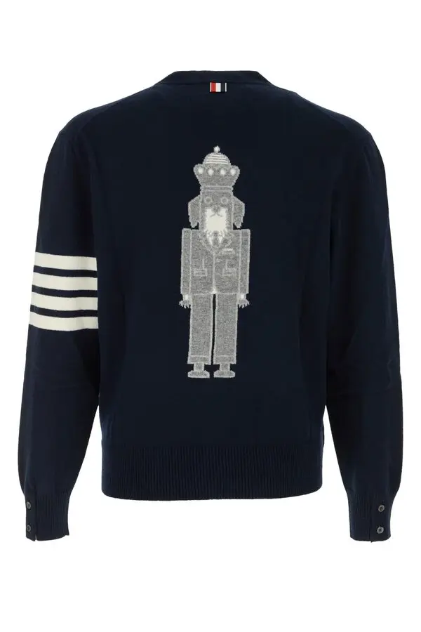 Thom Browne Holiday Hector Nutcracker Jersey Intarsia