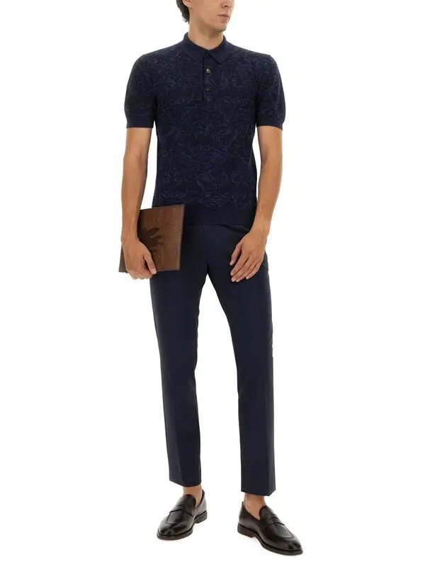 Etro Polo Shirt With Pegasus Embroidery