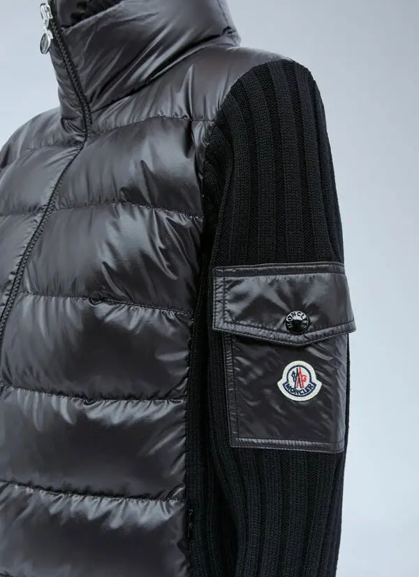 Moncler Padded Wool Cardigan