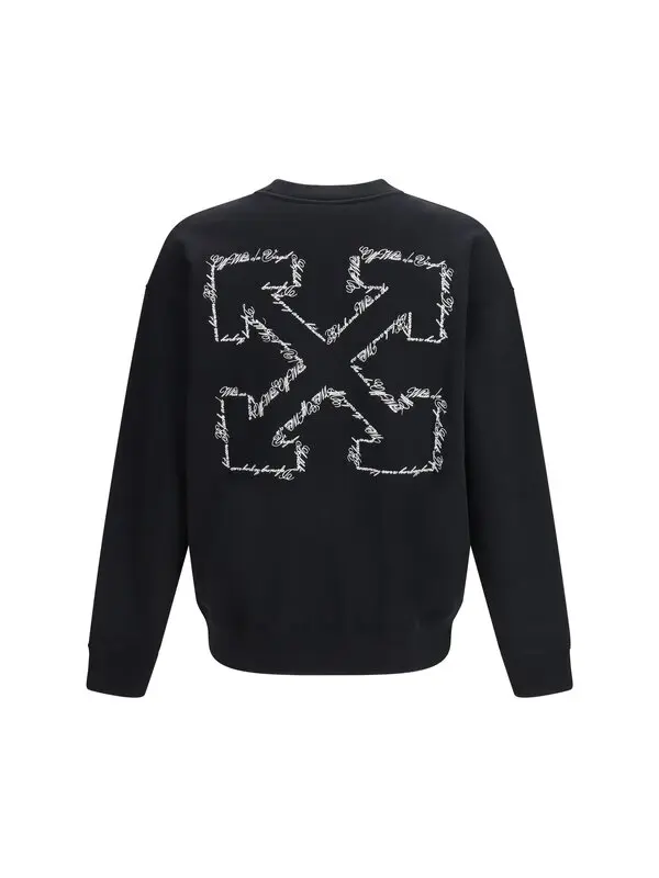 Off-White Script Arrow Crewneck Sweatshirt