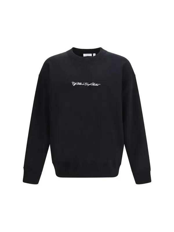 Off-White Script Arrow Crewneck Sweatshirt
