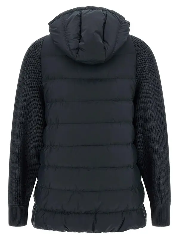 Brunello Cucinelli Shiny Zipper Pull' Down Jacket