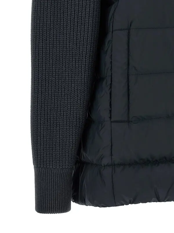 Brunello Cucinelli Shiny Zipper Pull' Down Jacket